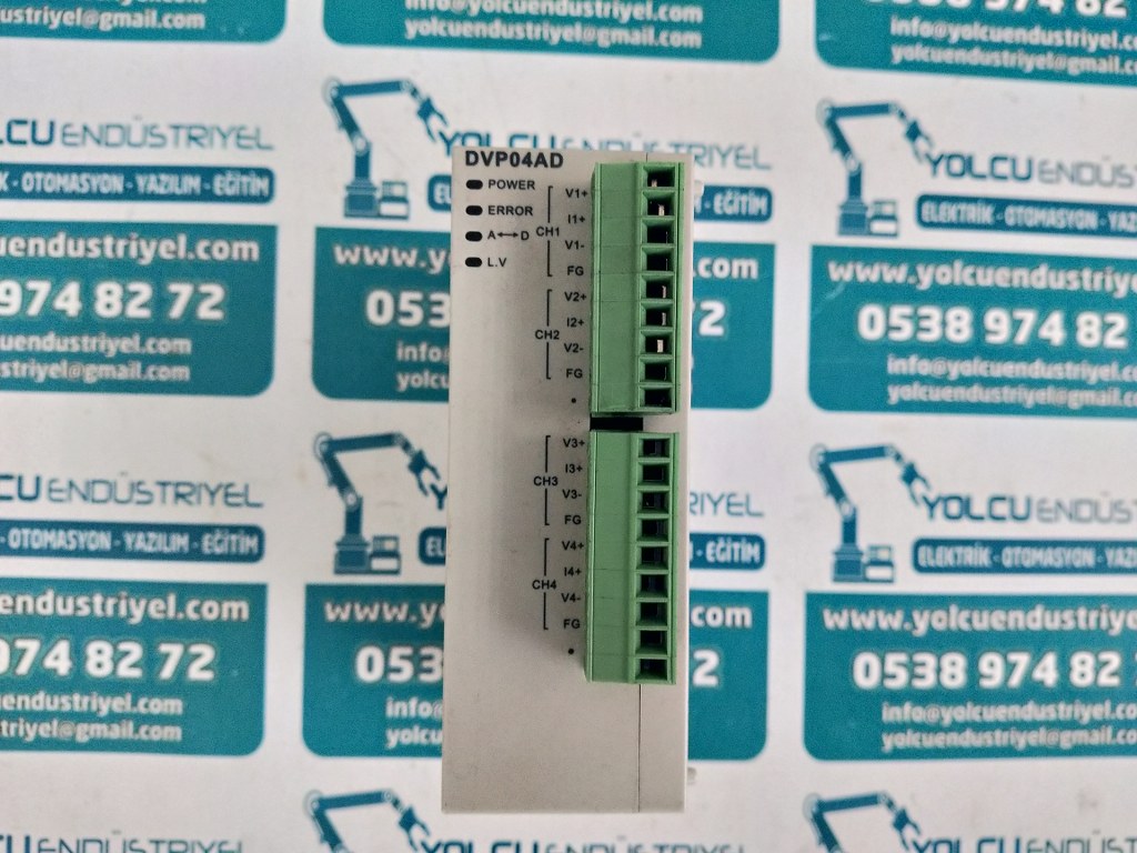 DVP04AD-SL DELTA SA2, SX2, SE SERİSİ ANALOG GİRİŞ MODÜLÜ fiyatı,